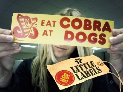 Method Mag Little Labels: Cobra Dogs